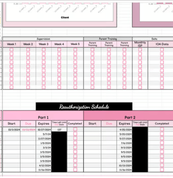 BCBA Caseload Organizer: All-In-One Google Sheet – Behavior Analyst Resource Center